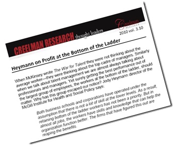 Profit at the Bottom of the Ladder ~ Strategic Human Capital Management ...